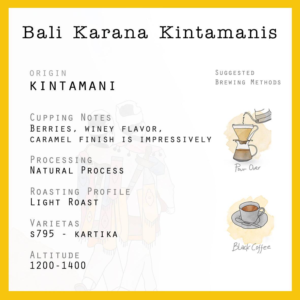Bali Kintamani Natural Process - Indonesian Coffee – Seniman Coffee